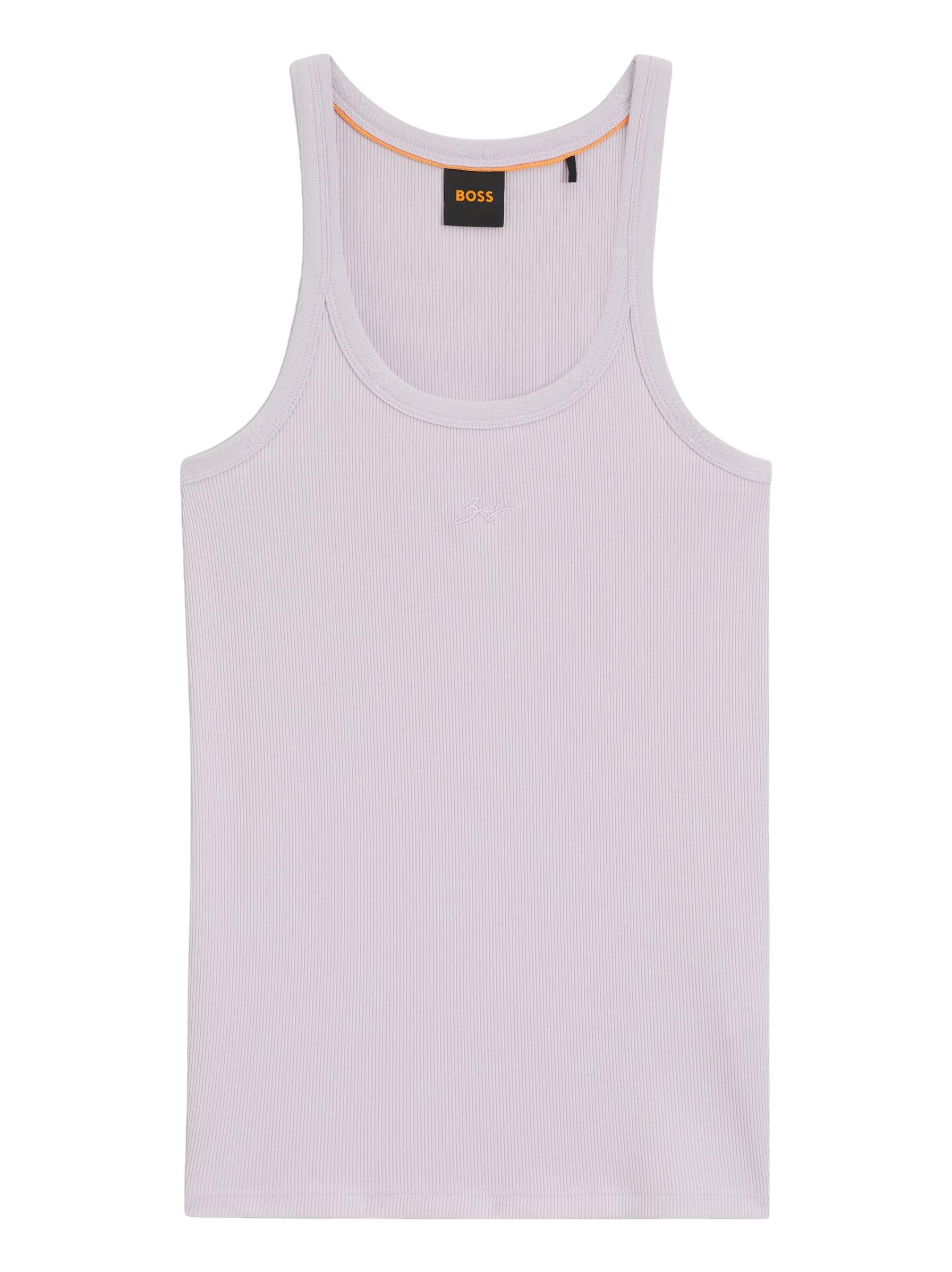 BOSS Racer-Back Tank Top in Stretch Cotton